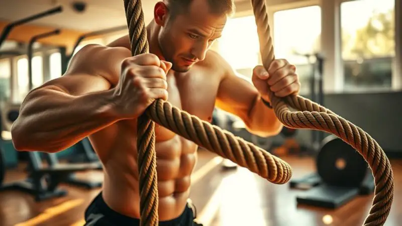 Battle Ropes: How to Use Them for Strength & Cardio - GymNstrength